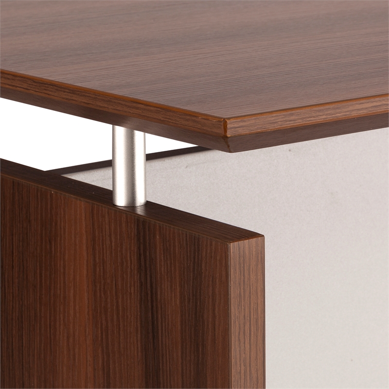 Mayline Medina Series 72" Computer Desk in Brown Sugar | Cymax Business