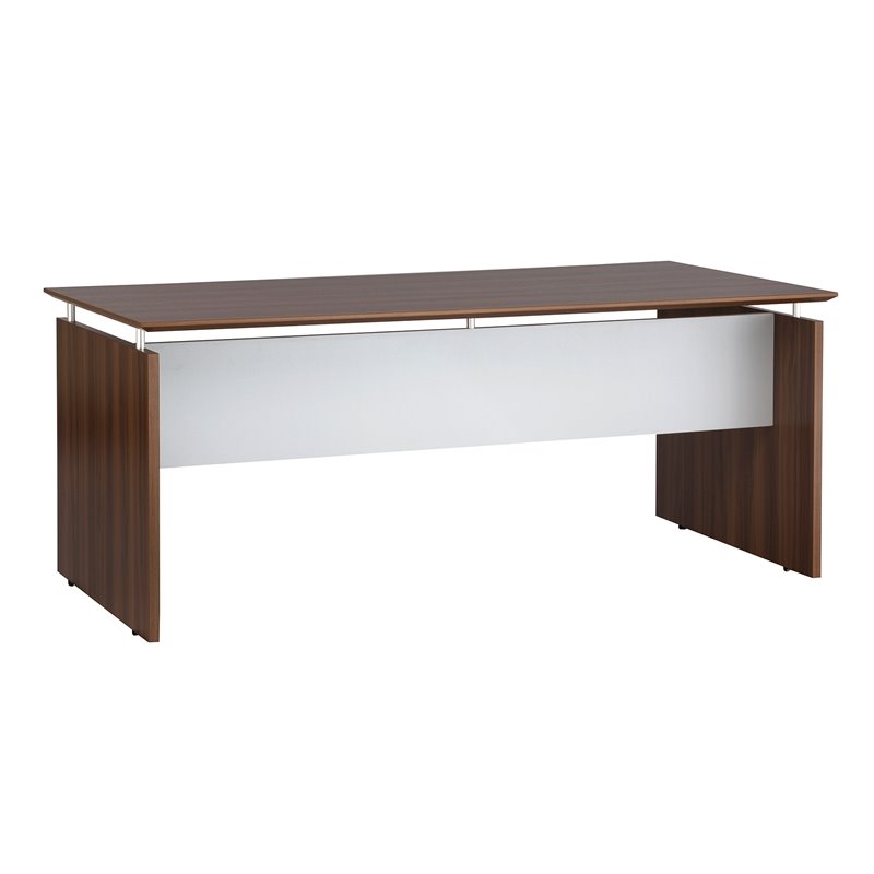 Mayline Medina Series 72" Computer Desk in Brown Sugar | Cymax Business