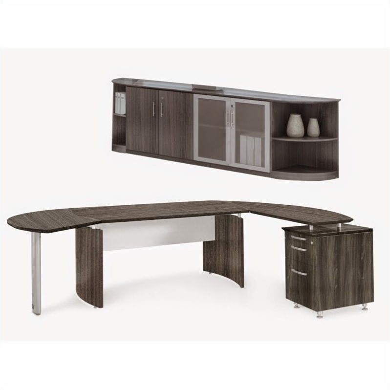 Mayline Medina Series - Suite 10 in Gray Steel - MNT10LGS