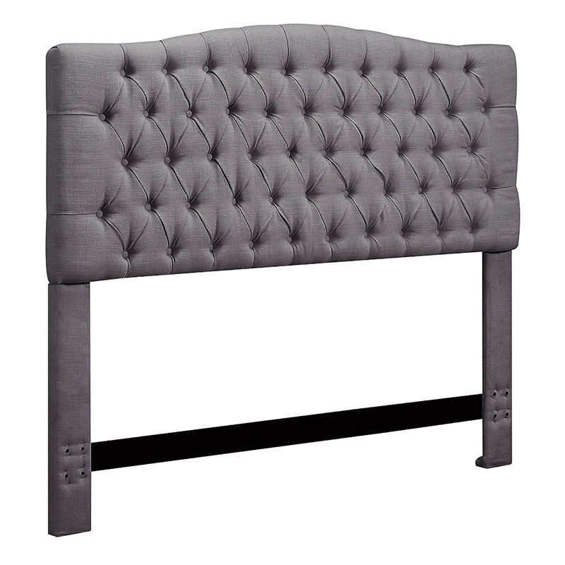 Elle Decor Celeste Headboard Queen Gray
