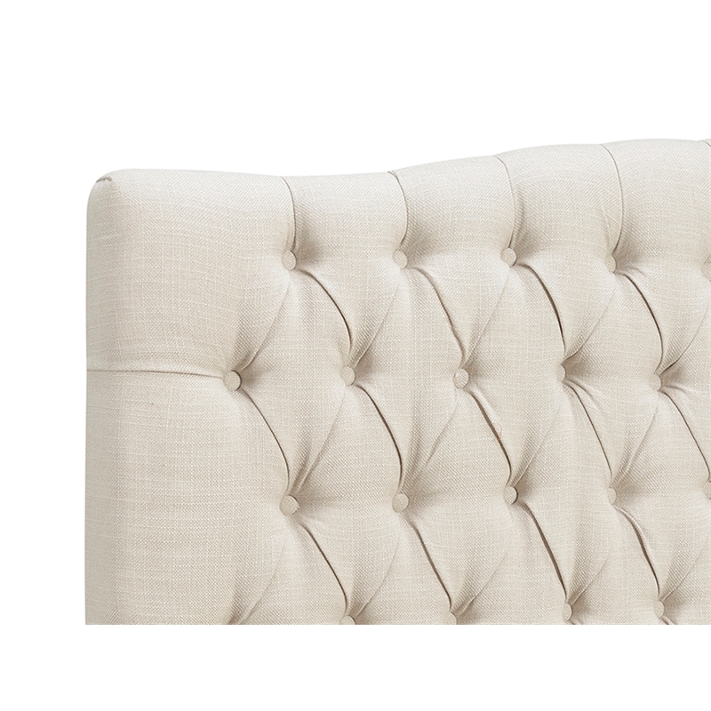 Elle decor celeste tufted headboard store