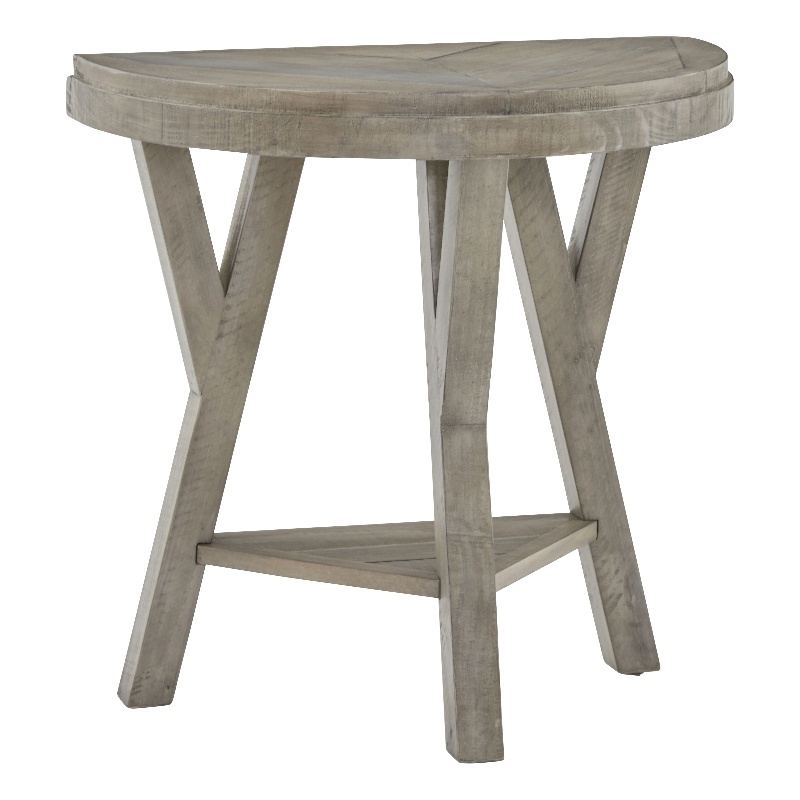 Progressive Furniture Market Street Wood Chairside Table in Boardwalk ...