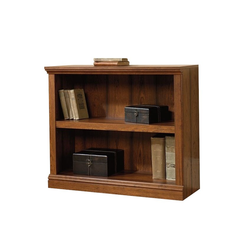 Home Square 2 Shelf Wood Bookcase Set in Washington Cherry (Set of 2 ...