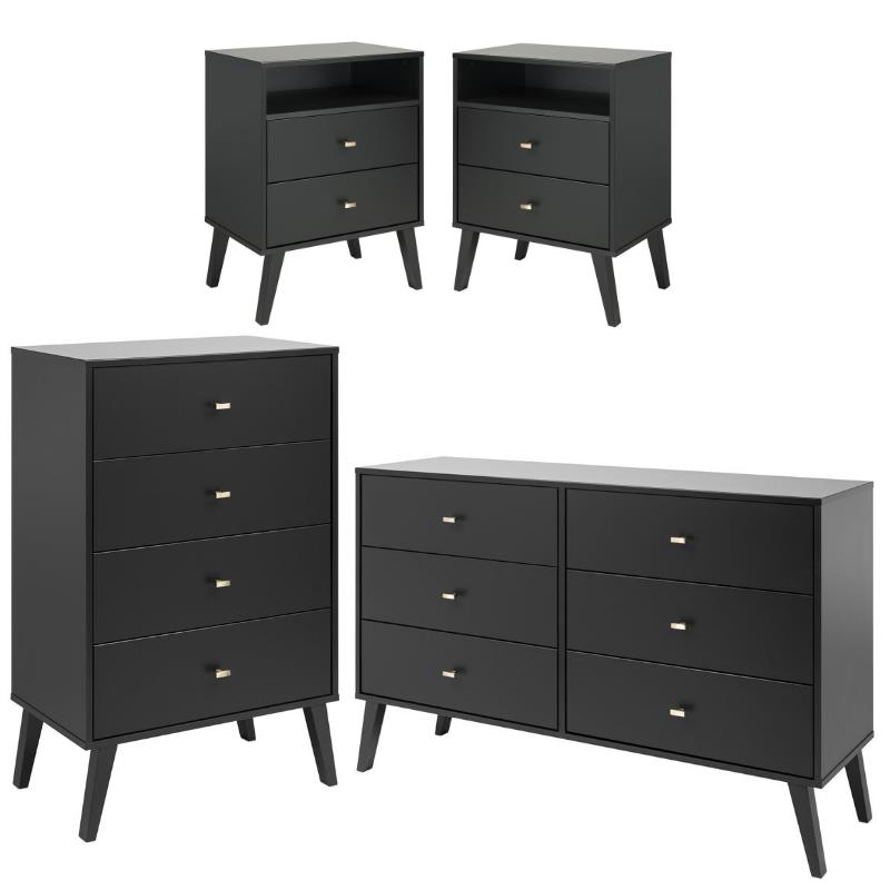 Full Size Black Bedroom Sets