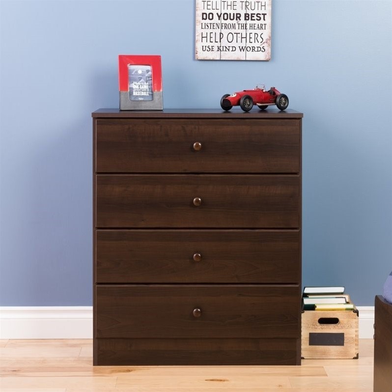 Espresso double dresser store
