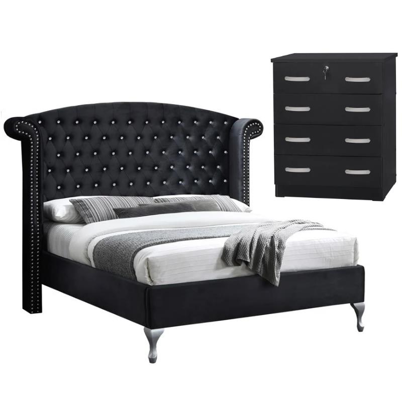 Full Size Black Bedroom Sets