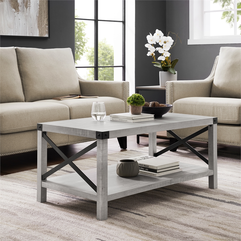 Gray tv stand and coffee table set store