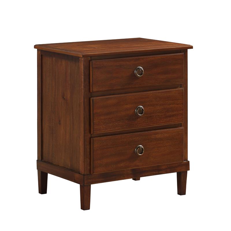 3 Drawer Nightstands, Nightstand with Drawers, 3 Drawer Storage Night ...