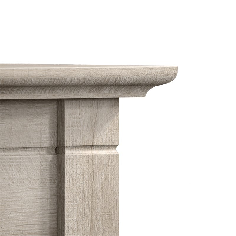 Bush Furniture Key West Console Table with Drawers & Shelves in Washed ...