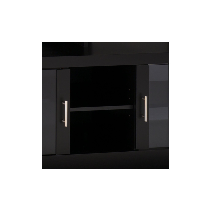 Bush Furniture Aero 56 Inch TV Stand in Classic Black - MY16960-03