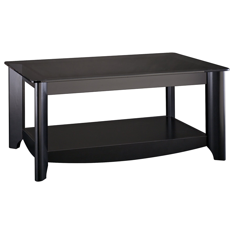 Bush Furniture Aero Collection Coffee Table in Classic Black - MY16904-03