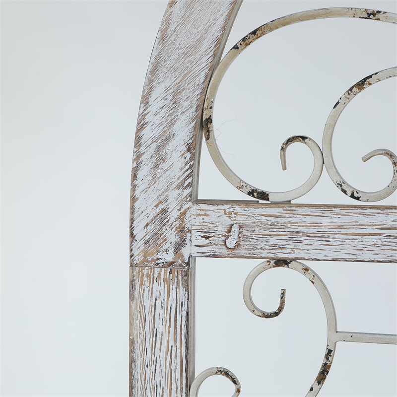 Luxen Home Metal Window Scroll Wall Decor - WHA252