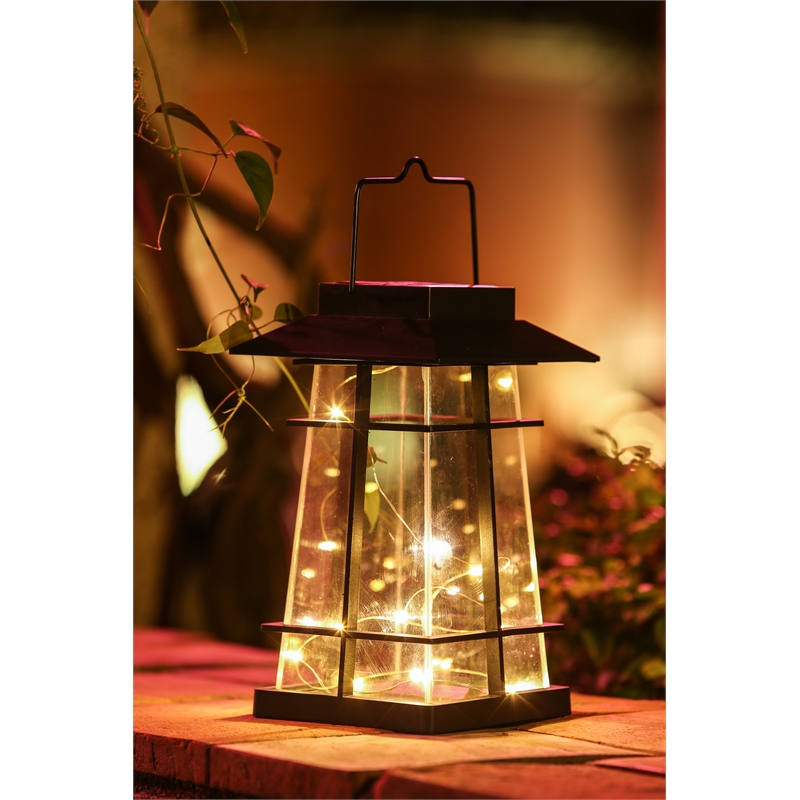 Luxen Home Starry Night Solar LED Lantern - WH070
