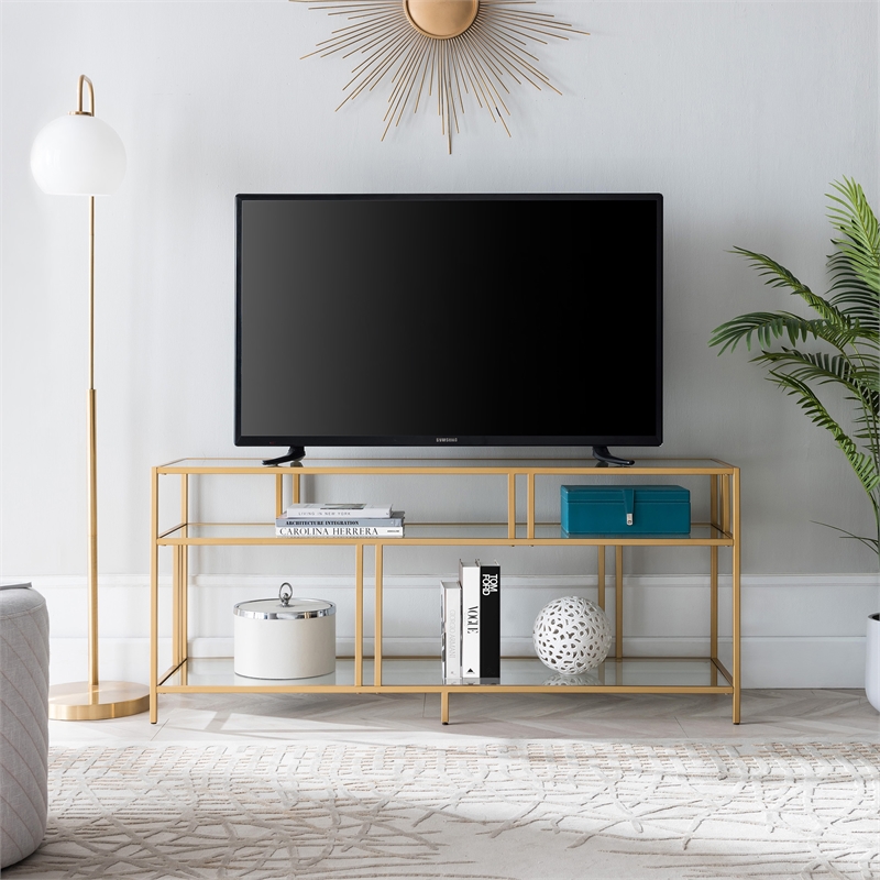 55 glass tv stand store