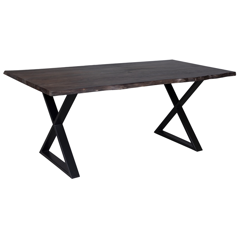 Porter Designs Manzanita Solid Sheesham Wood Dining Table - Gray ...