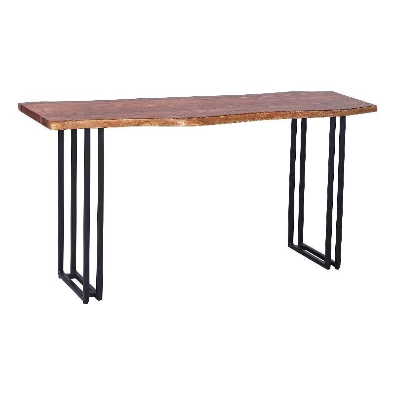 Porter Designs Manzanita Solid Acacia Wood Console Table - Brown | Bush ...