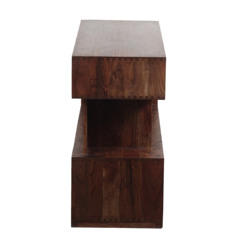 Porter Designs Portola Transitional Solid Wood Console Table in Brown ...