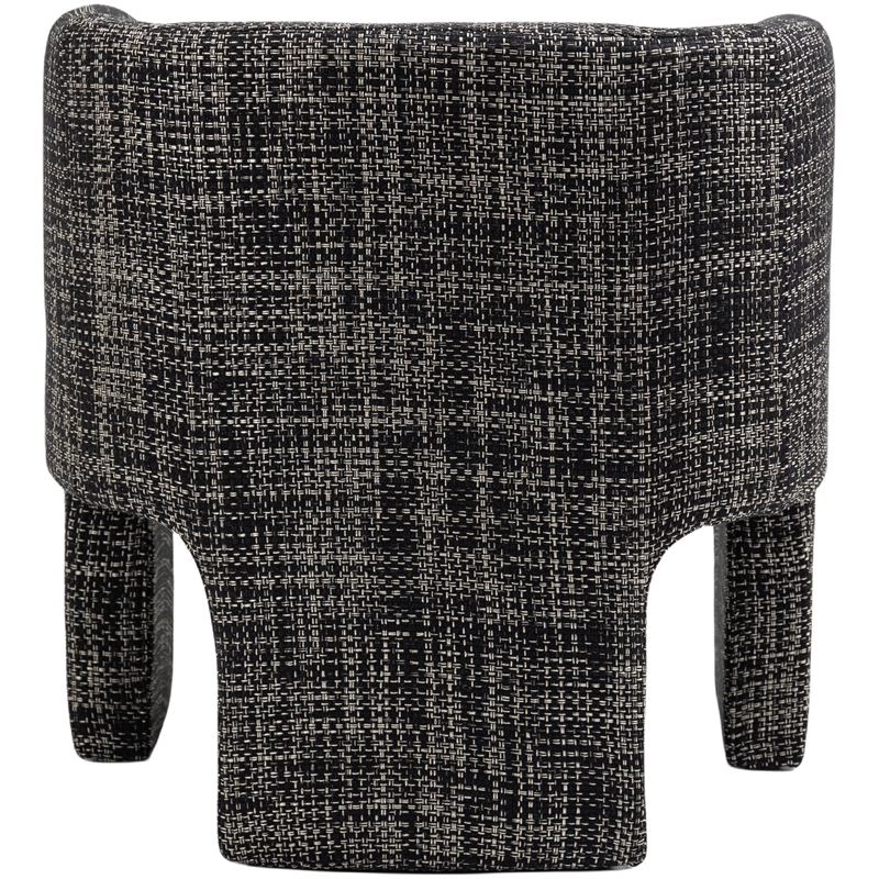 Meridian Furniture Sawyer Black Weaved Fabric Accent Chair | Cymax Business