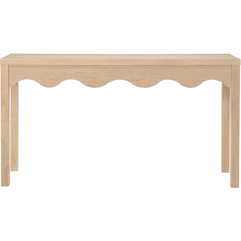 Meridian Furniture Fiora Natural Oak Veneer Console Table
