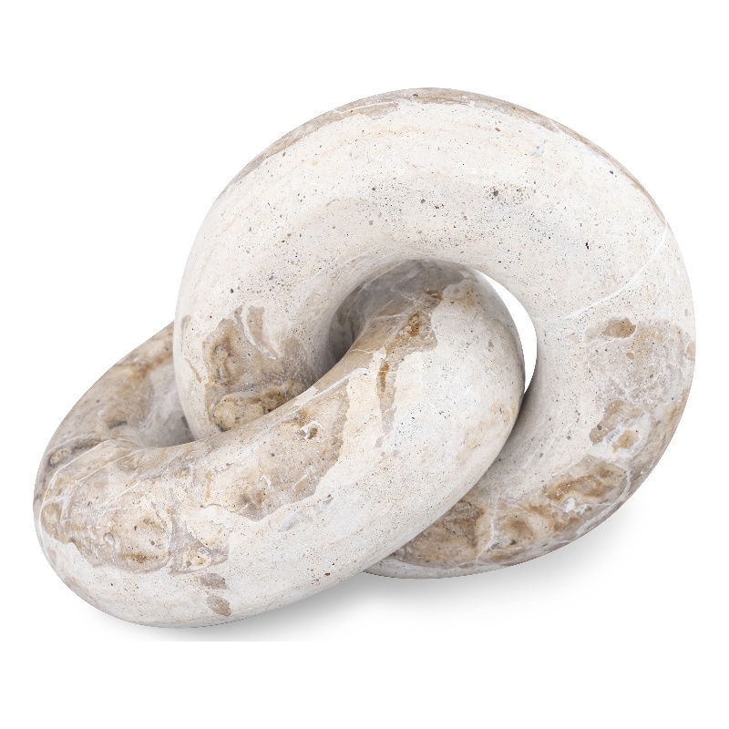 Meridian Furniture Knot Beige Marble Decorative Knot | Homesquare