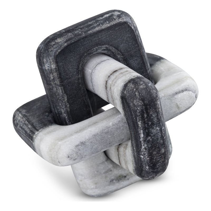 Meridian Furniture Bond Panda Marble Decorative Knot | Cymax Business