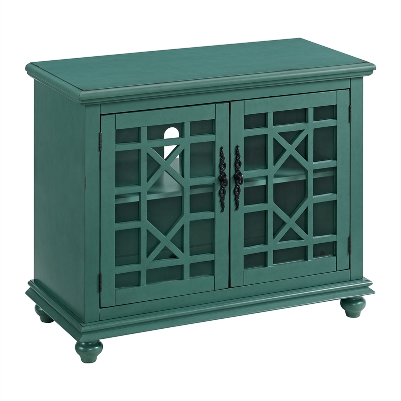 Martin Svensson Home Jules Small Spaces 38 TV Stand Antique Teal Green