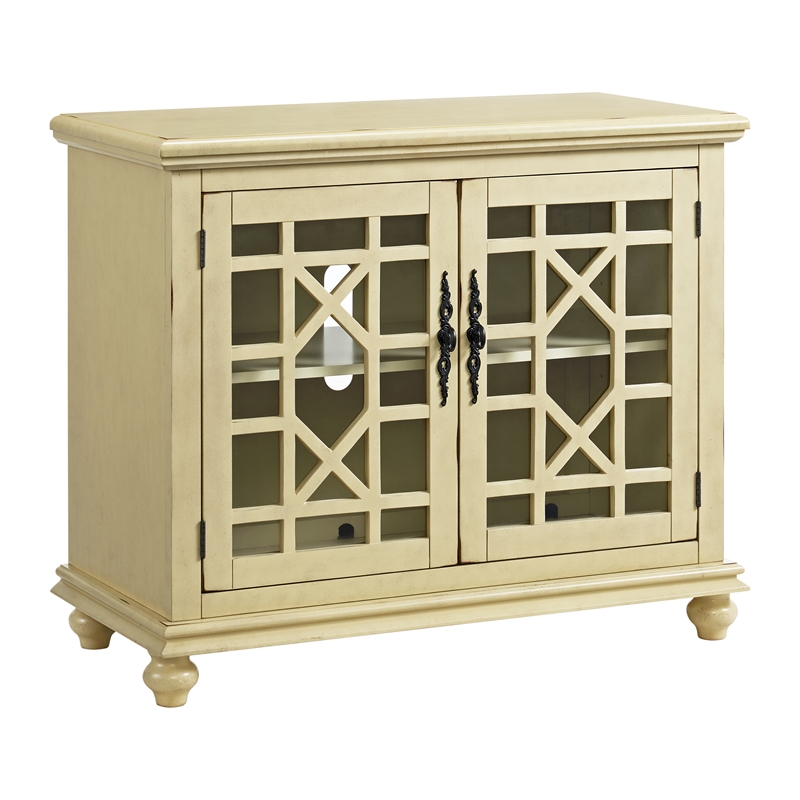 Martin Svensson Home Orsey Small Spaces 38 TV Stand Antique White Finish Cymax Business