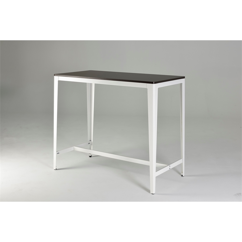 Farmhouse Monoco Counter Table Style With MDF Wooden Espresso/White ...