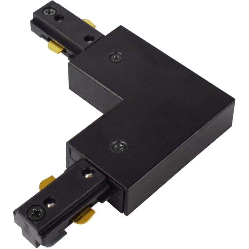 Elitco Lighting Plastic L Shaped Connector for Track Section in Matte ...