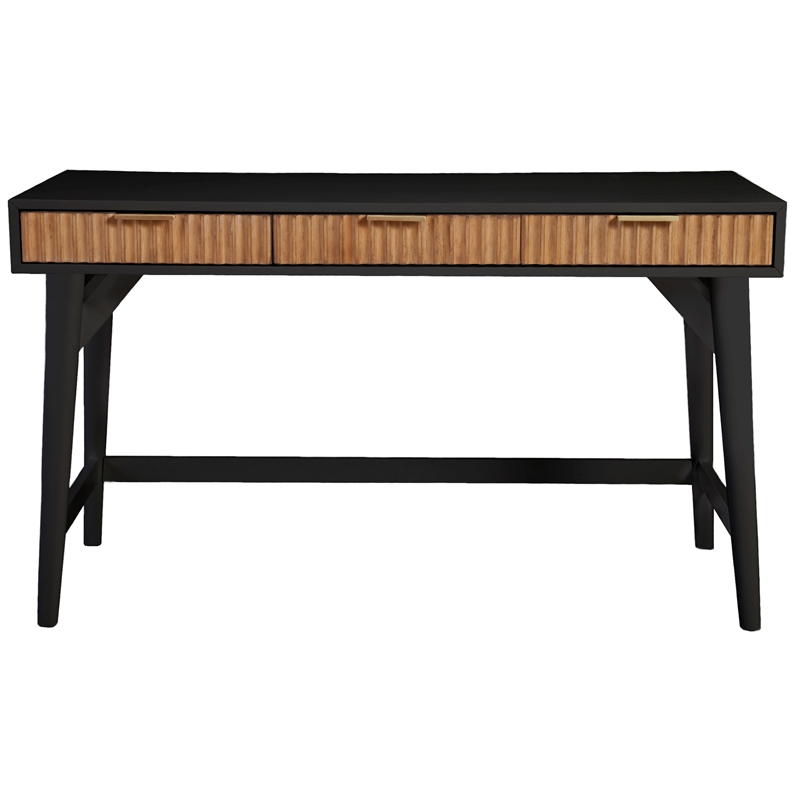 Origins by Alpine Larsen Large Desk in Black | Cymax Business