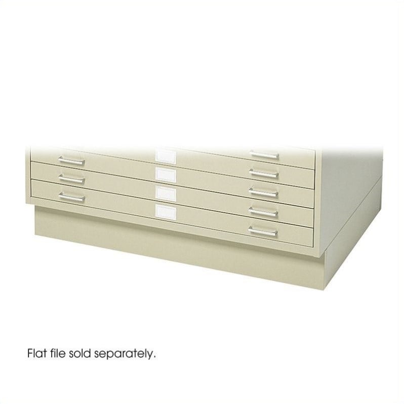 Safco 5 Drawer Metal Flat Files Cabinet for 24" x 36" Documents in ...