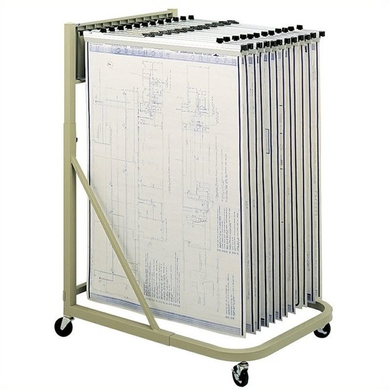 Safco Mobile Hanging Files Metal Stand for 36 Safco Mobile Hanging Files Metal Stand for 36
