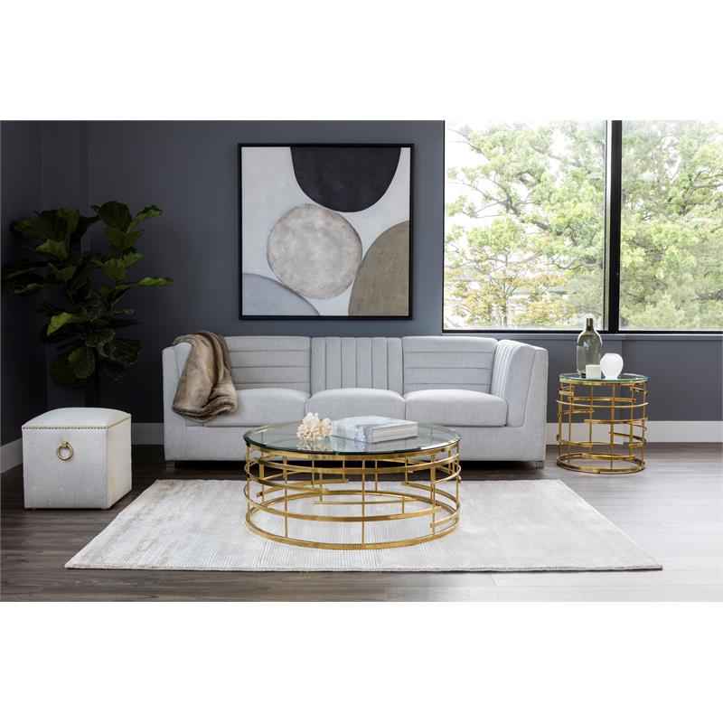 Sunpan 48" Modern Canvas and Wood Rocky Road Wall Art in Black | Cymax ...