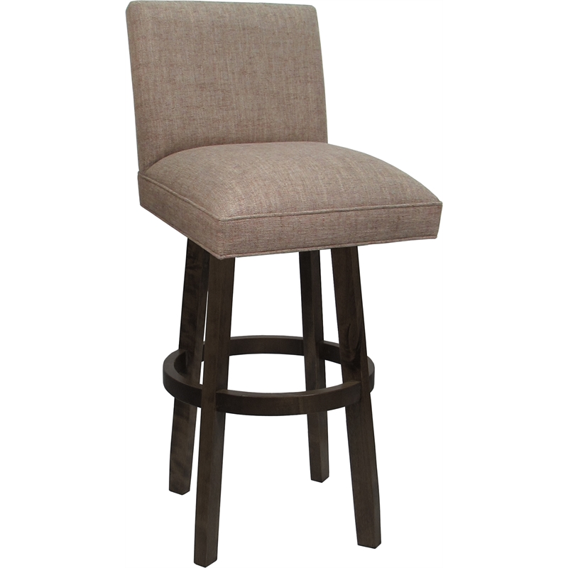Swivel Wood Extra Tall Stool Sommerville 34" Seat - Basin Beige - Dark ...