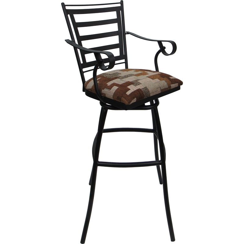 Aluminum Outdoor Indoor Extra Tall Stool 34" Jenna Arms-Craft Terra ...
