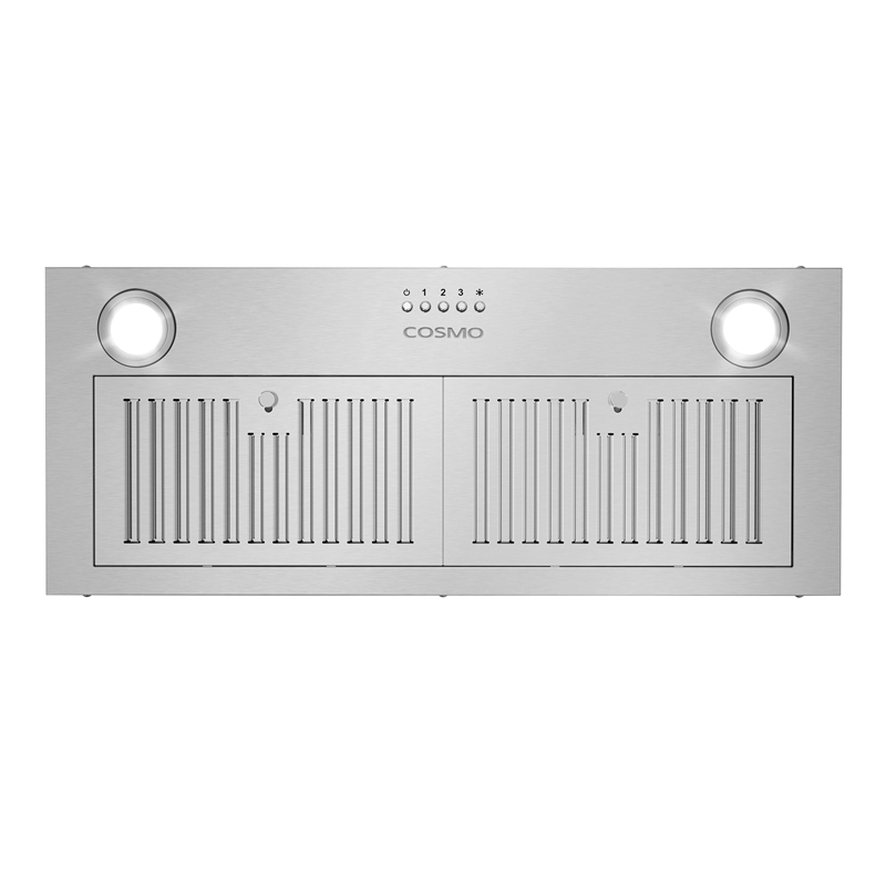 30 in. Insert Range Hood with Push Button Controls in Stainless Steel ...