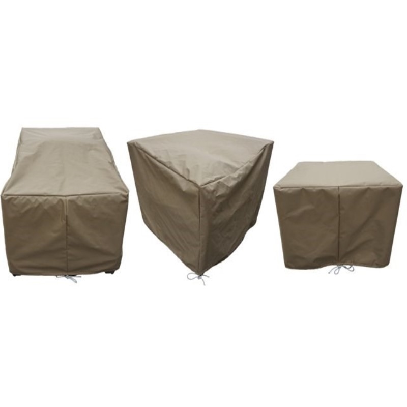 Afuera Living Contemporary Heavy Duty Fabric Protective Cover Set ...