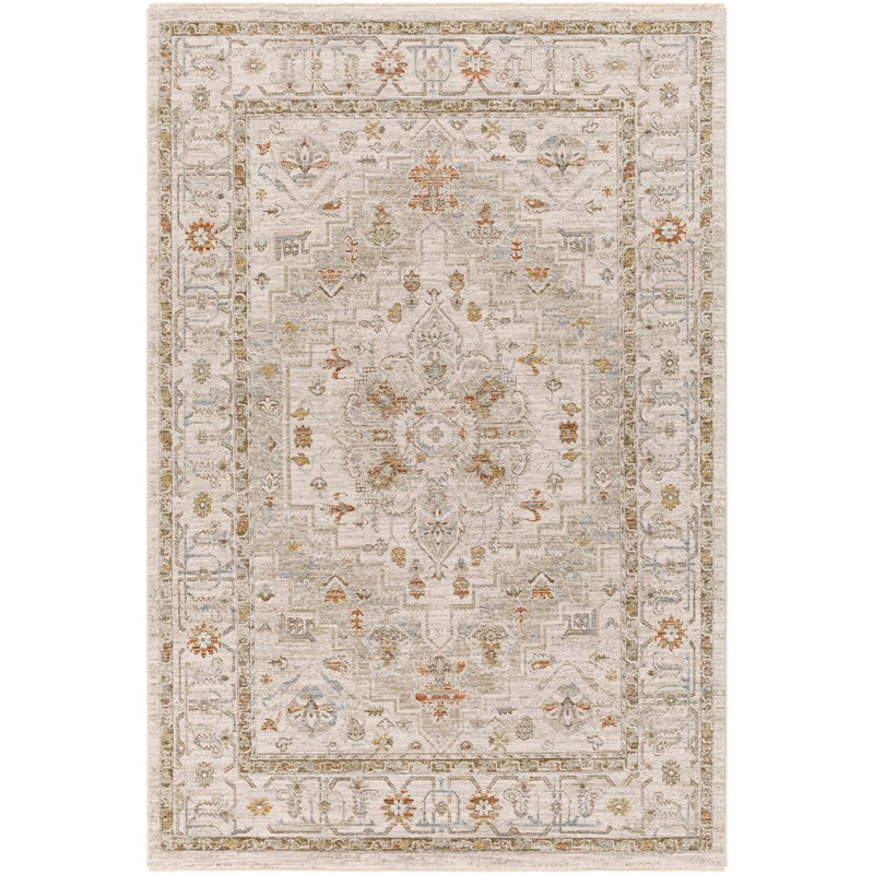 Livabliss Avant Garde AVT-2313 60 x 89" Rectangle Fabric Rug in Light ...
