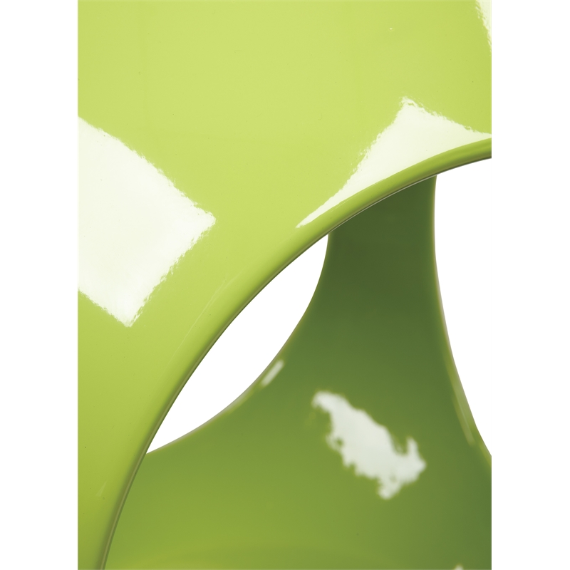 Slick Accent Slick Fiberglass Resin Table with High Gloss Green - SLK36