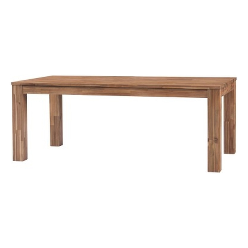 New Pacific Direct Bedford 75" Rectangular Wood Dining Table in Brown ...