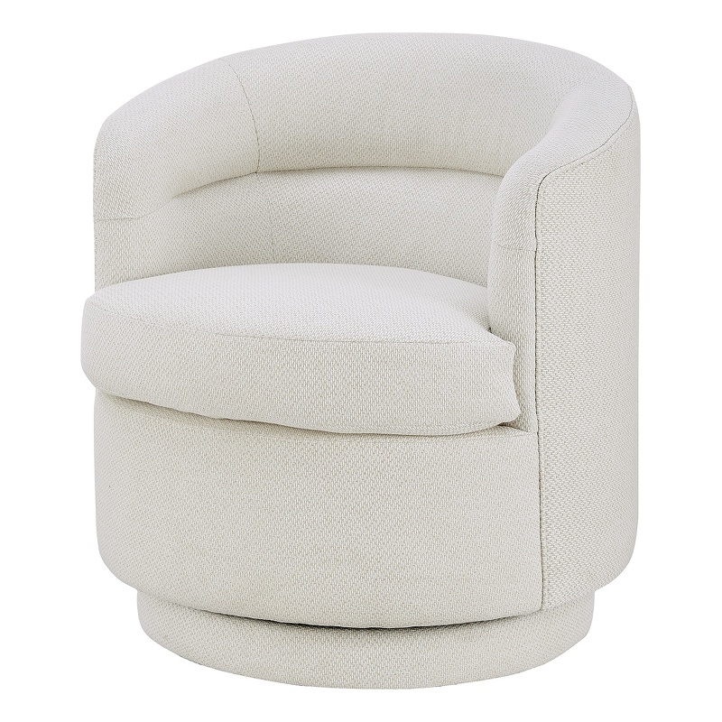 New Pacific Direct Rachel Modern Fabric Swivel Accent Arm Chair in ...