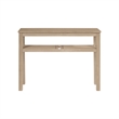 New Pacific Direct Tiburon Console Table w/ Shelf in Drifted Sand ...