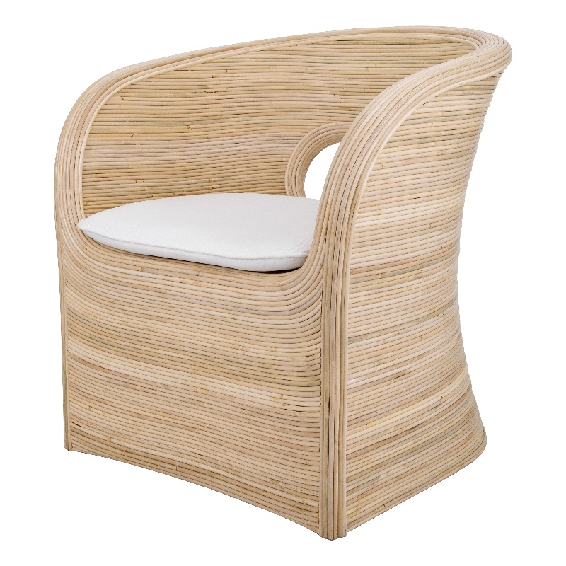 New Pacific Direct Marissa Rattan Accent Arm Chair | Homesquare