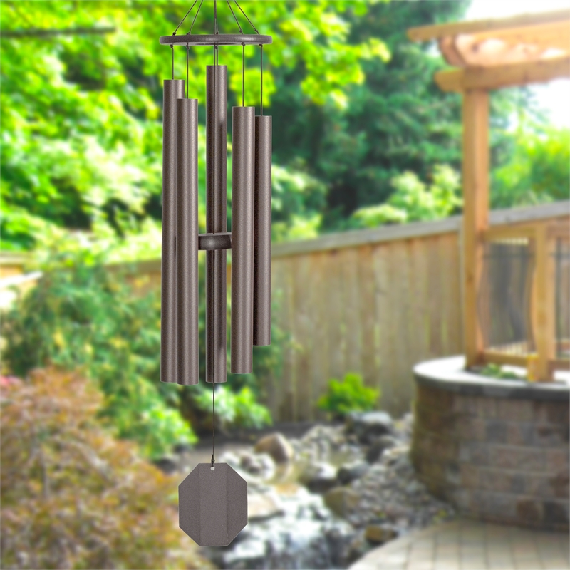Outdoor Leisure Products Traditional Aluminum Wind Chime in Terra ...