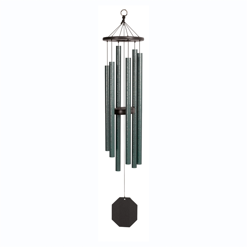 Outdoor Leisure Products Traditional Aluminum Wind Chime in Green ...