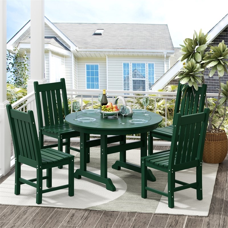 Charleston HDPE Plastic Patio Dining Chair