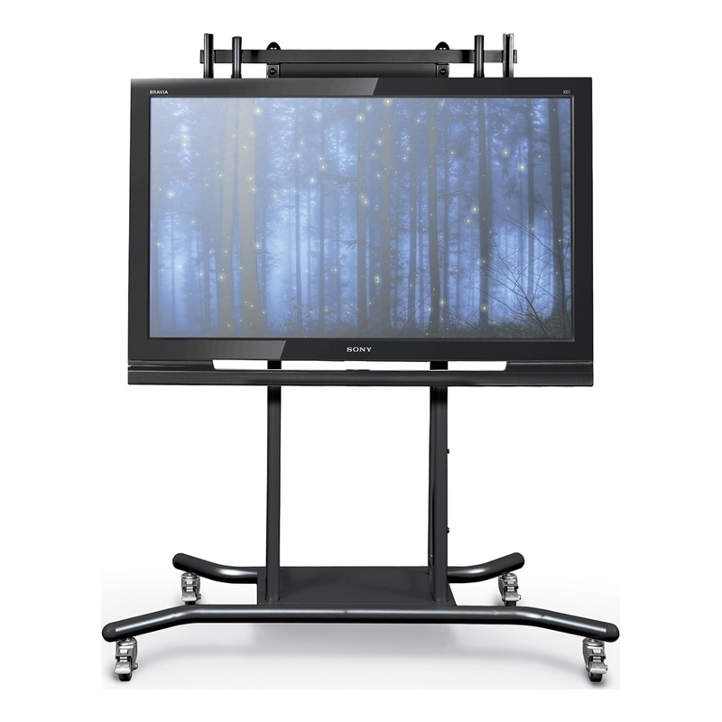MooreCo iTeach Spider Flat Panel TV Cart Black | Homesquare