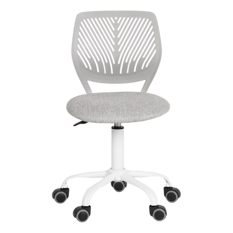 Homycasa Teen Fabric Task Small Space Mesh Ergonomic Swive Chair-Grey ...