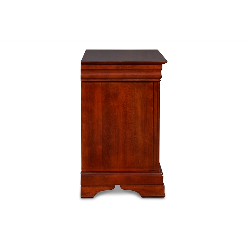 New Classic Furniture Versailles Solid Wood Engineered Wood Nightstand ...