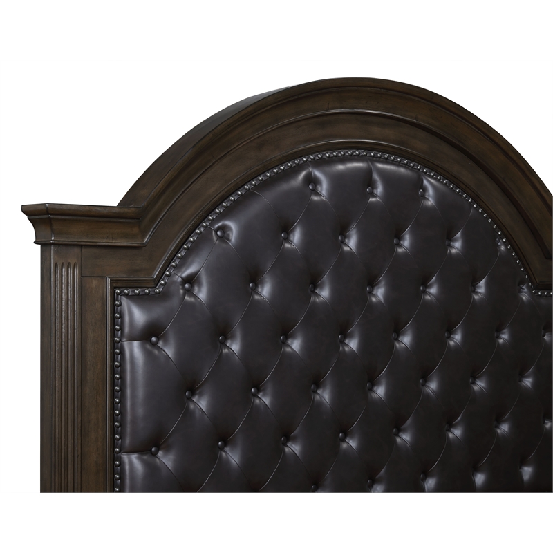 New Classic Furniture Balboa Solid Wood Queen Bed in Walnut | Cymax ...